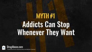 10 Myths About Drug Addiction | PDF