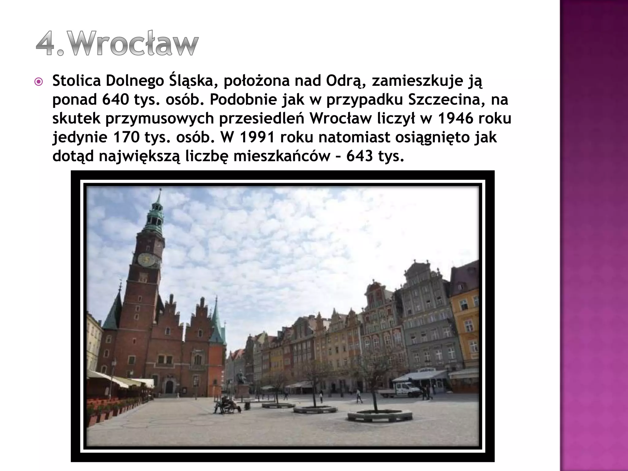 10 największych miast w Polsce | PPTX