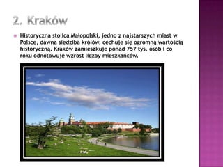 10 największych miast w Polsce | PPTX