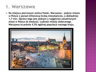 10 największych miast w Polsce | PPTX