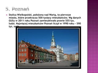 10 największych miast w Polsce | PPTX