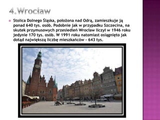 10 największych miast w Polsce | PPTX