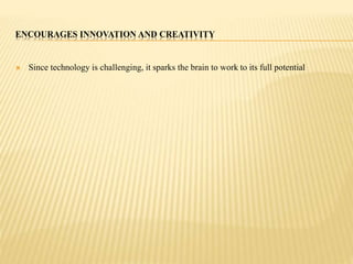 10 negative and positive about technology | PPTX