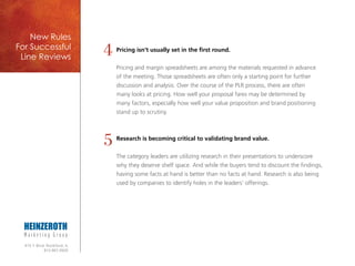 10 New Rules for Successful Retail Product Line Reviews | PDF