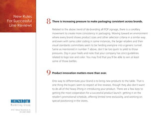 10 New Rules for Successful Retail Product Line Reviews | PPT