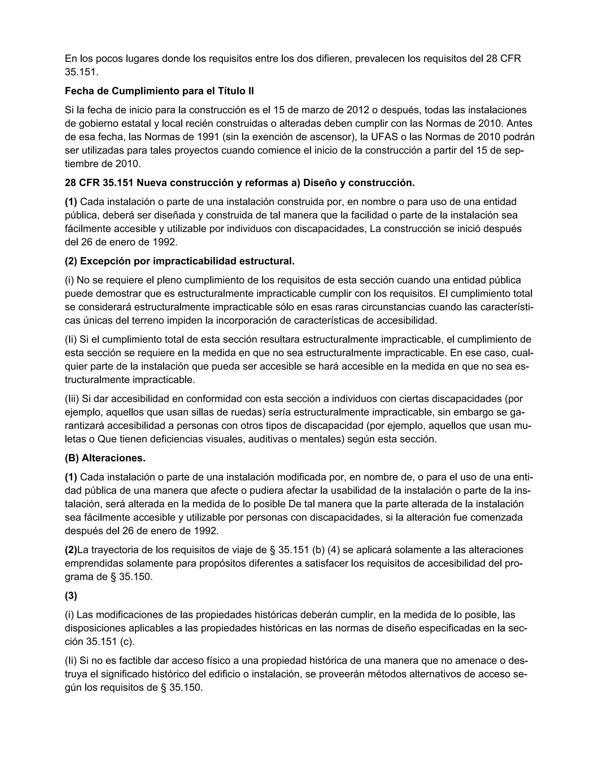 10 normas ley americanos discapacitados (ada) dot 2006 | PDF