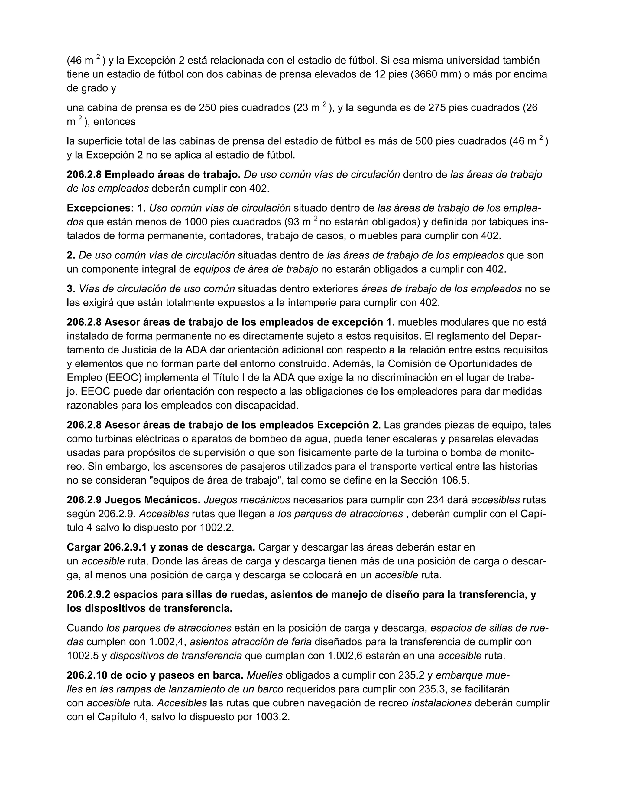 10 normas ley americanos discapacitados (ada) dot 2006 | PDF