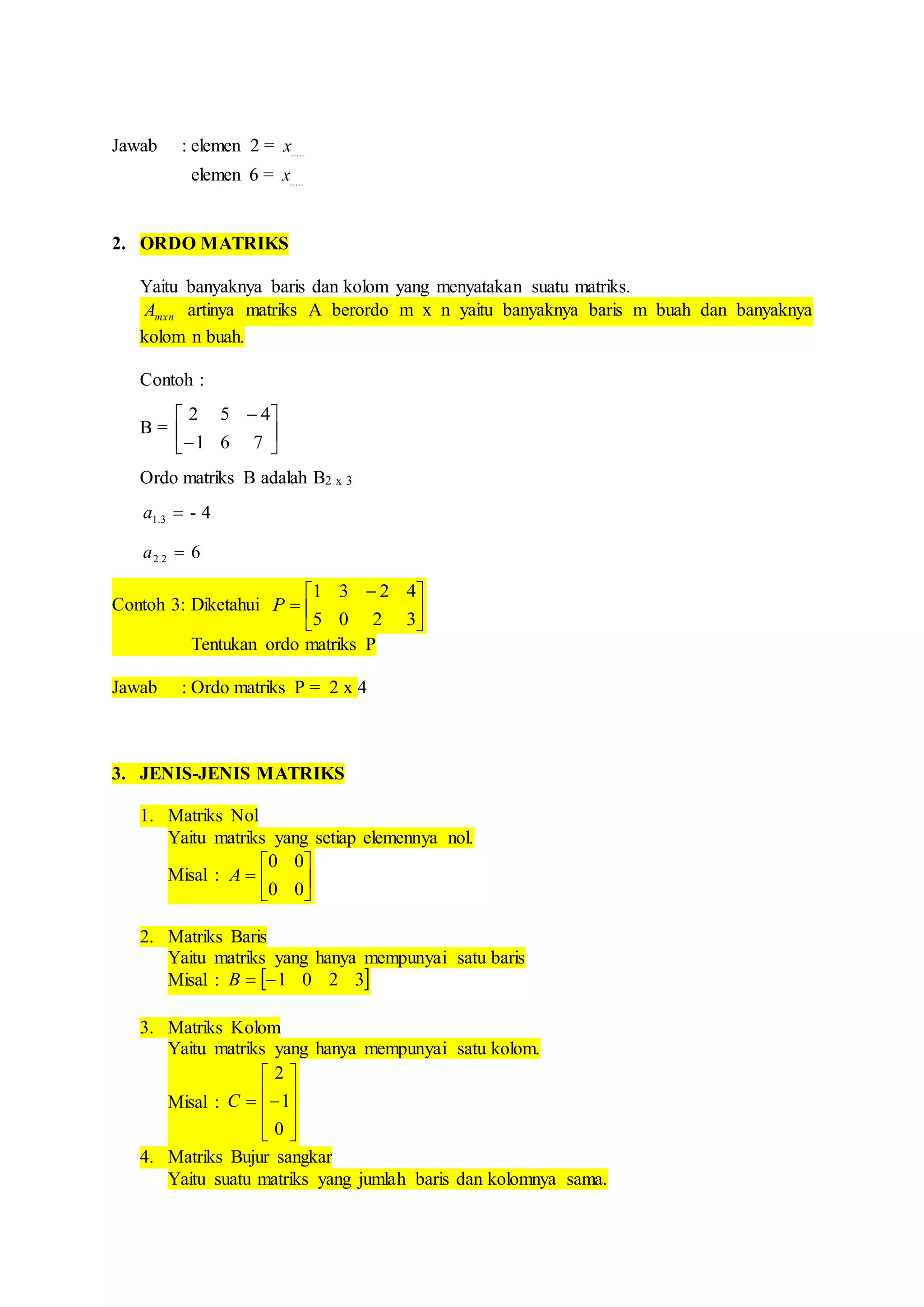 10 notasi matriks | DOCX
