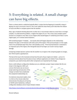 10 obvious statements about software configuration and change | PDF ...