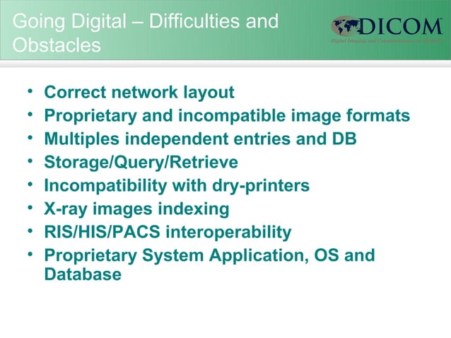 Going Digital: Using the DICOM Standard in Dental Imaging | PPT