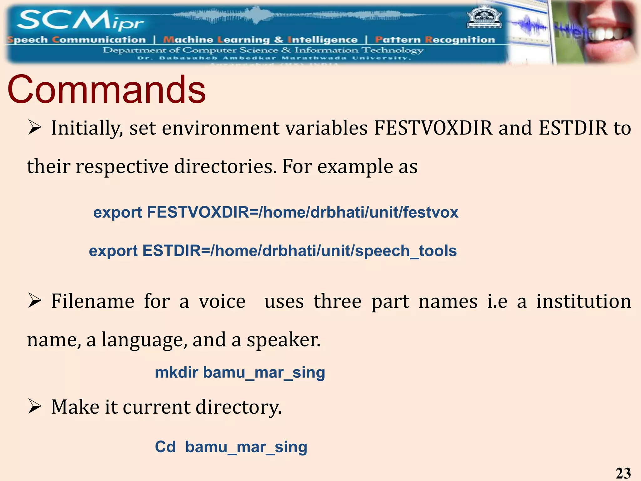 Text To Speech Synthesis System For Marathi Language Using Concatenation Technique Ppt