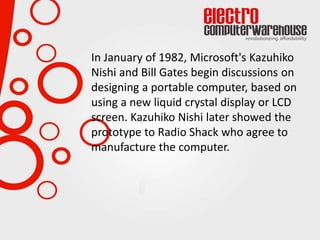 10 Old Laptops & Evolution | PPT