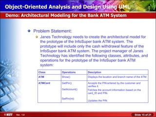10 ooad uml-13 | PPS | Graphics Software | Computer Software and Applications