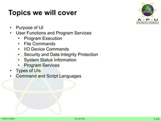 10_Operating Sytems-User View.ppt