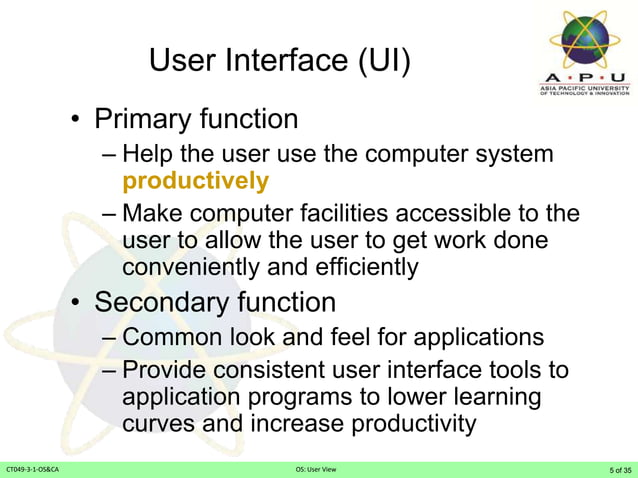 10_Operating Sytems-User View.ppt