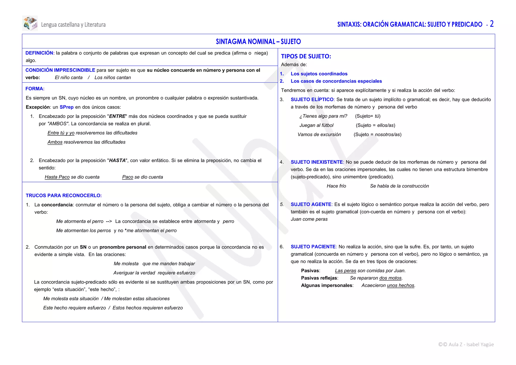 10 oracion estructura sujeto predicado | PPT