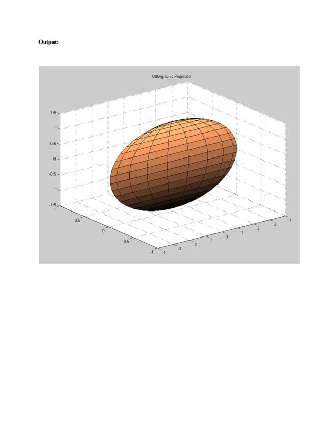 Write A Program To Perform Orthographic Projection Pdf
