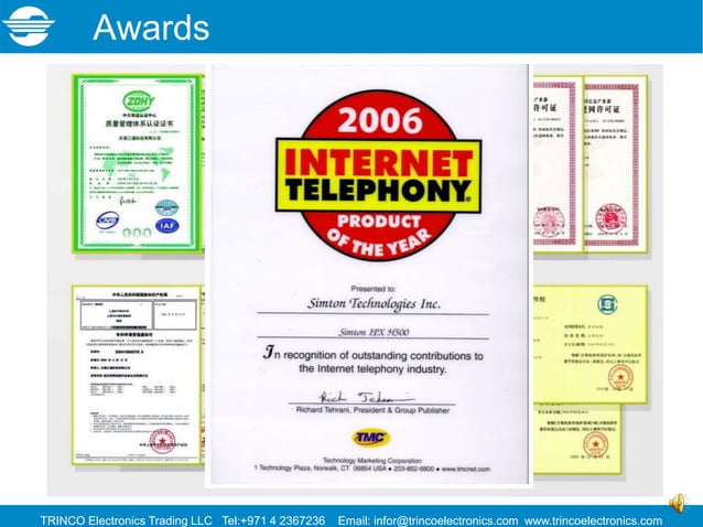 Simton IP PBX_ Trinco Electronics | PPTX | IT and Internet Support ...