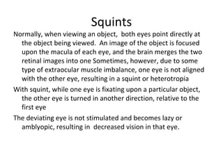 paediatric ophthalmology and strabismus | PPT