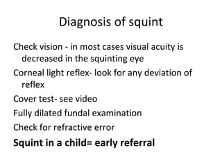 paediatric ophthalmology and strabismus | PPT