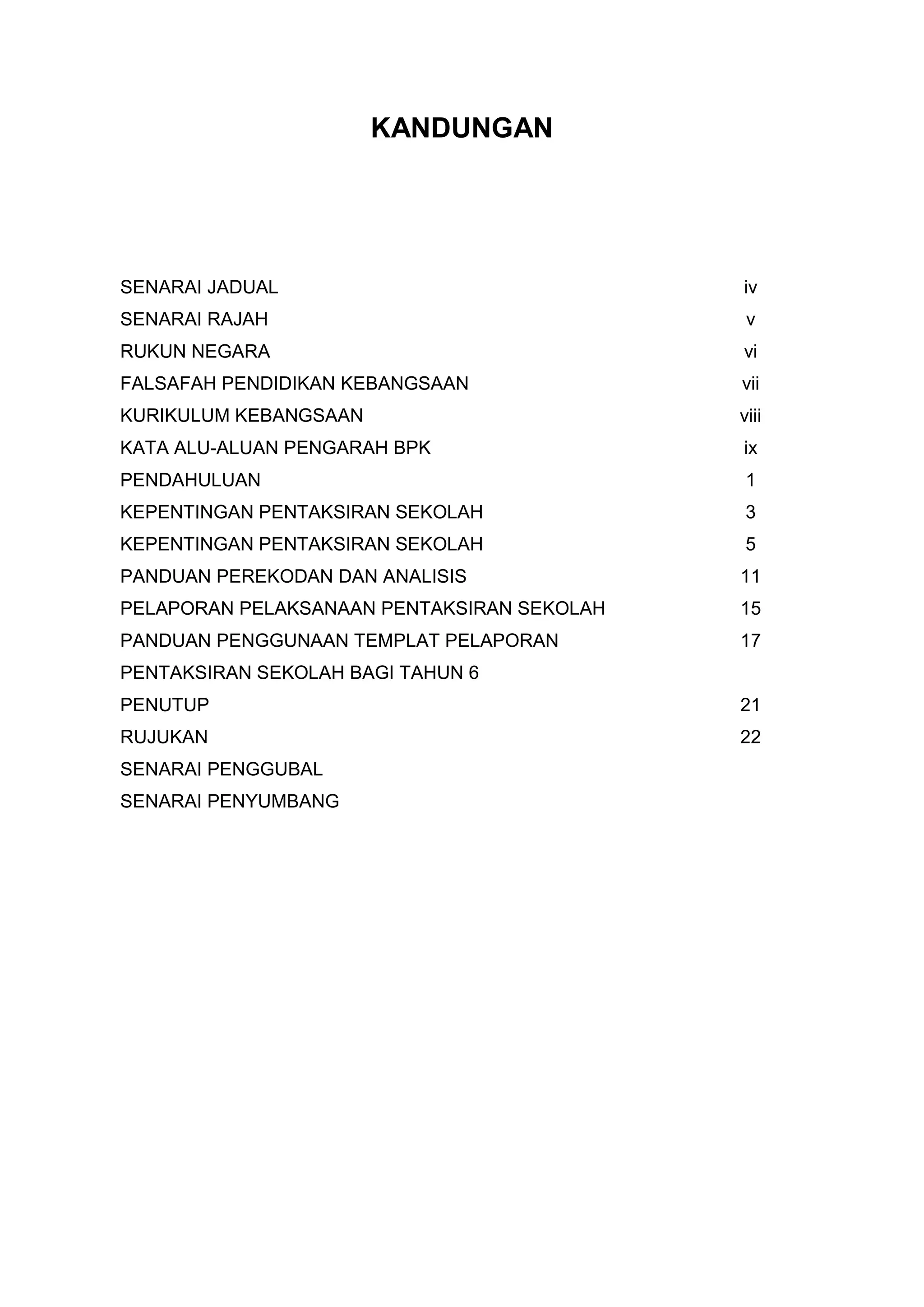 10 panduan pelaksanaan pentaksiran sekolah | PDF