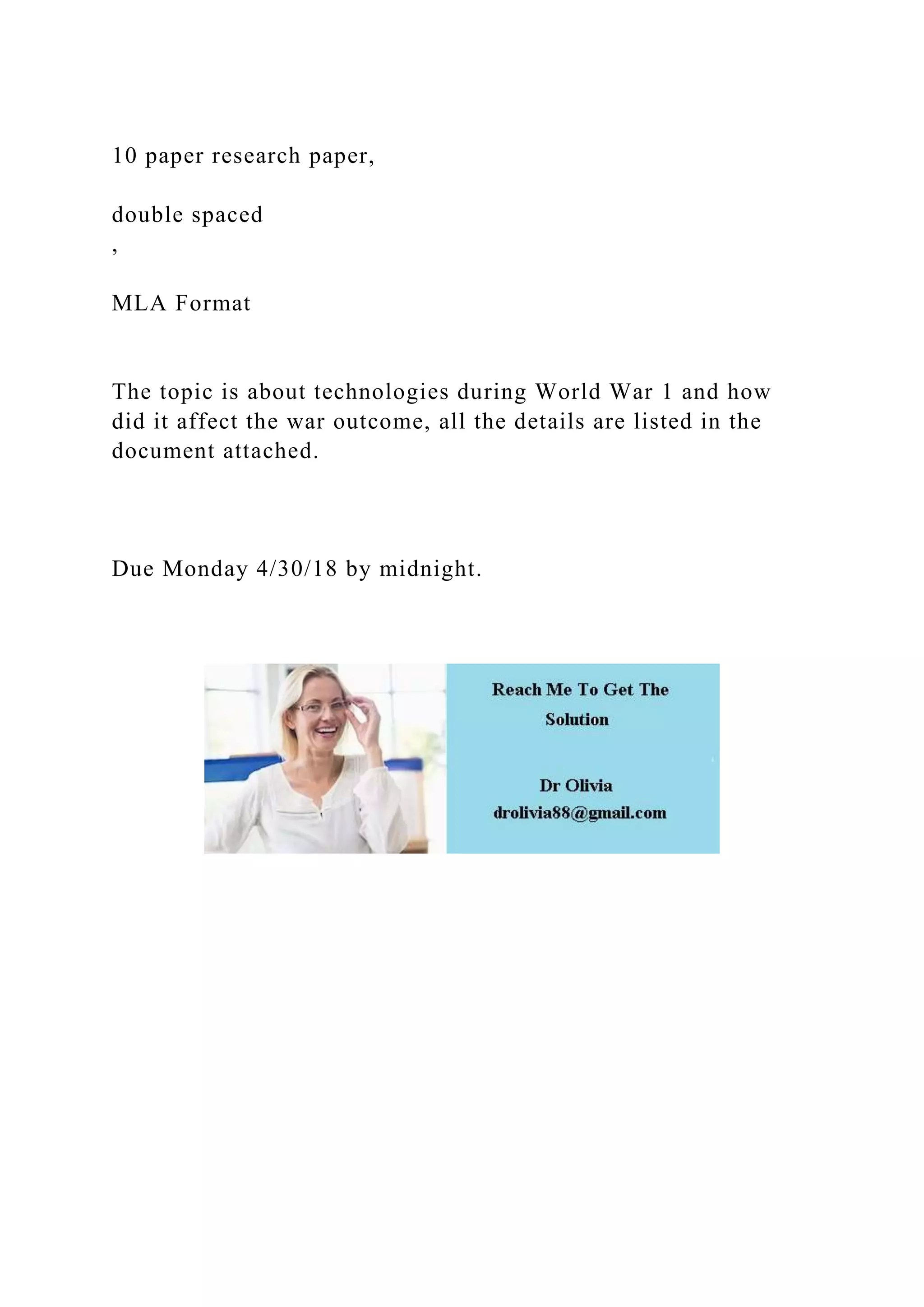 10 paper research paper,double spaced,MLA FormatThe | DOCX | Death ...