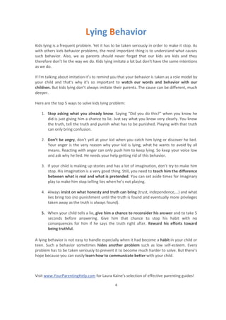 10 parenting Issues Solved | PDF