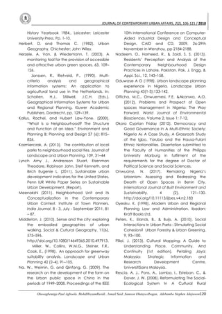 Morphological and GIS-based land use Analysis: A Critical Exploration of a Rural Neighborhood | PDF
