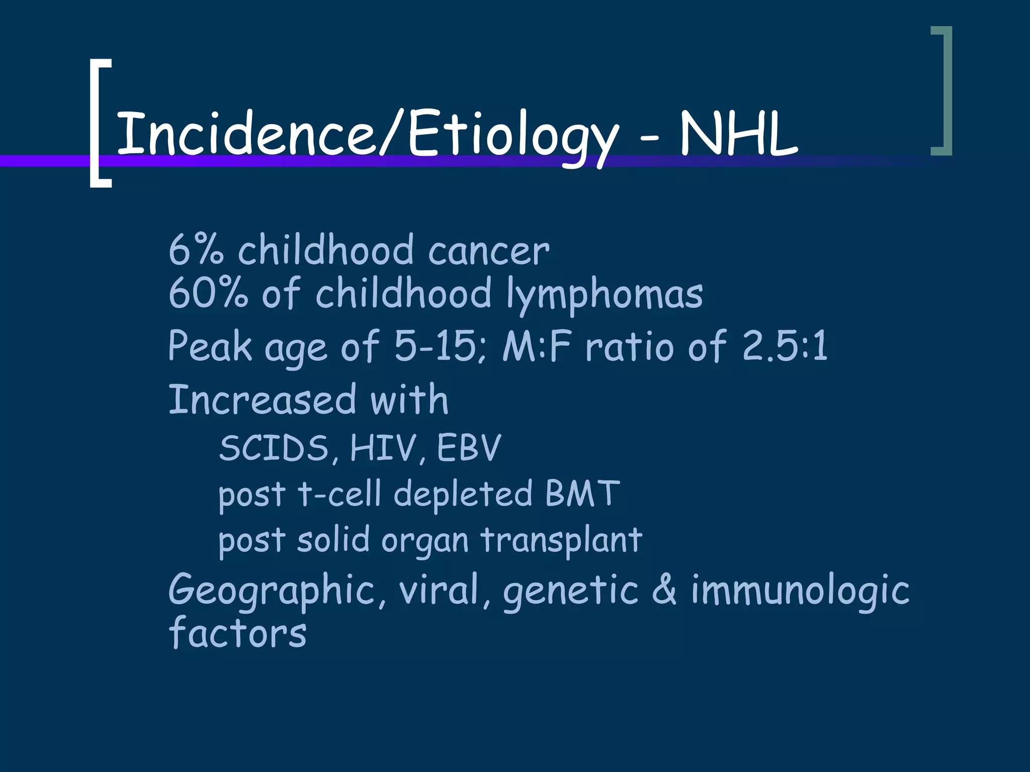 pediatric lymphomas | PPT