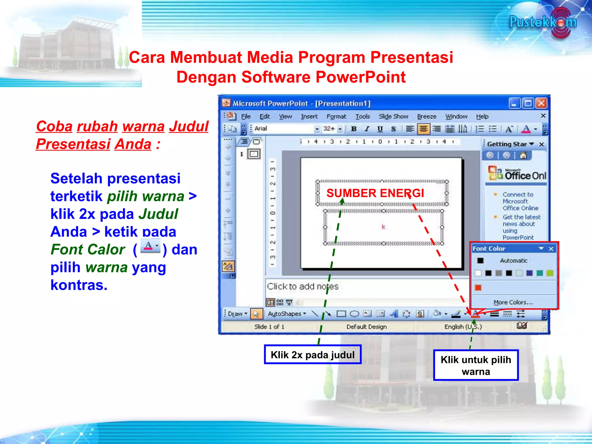 10 pembuatan media presentasi | PPT
