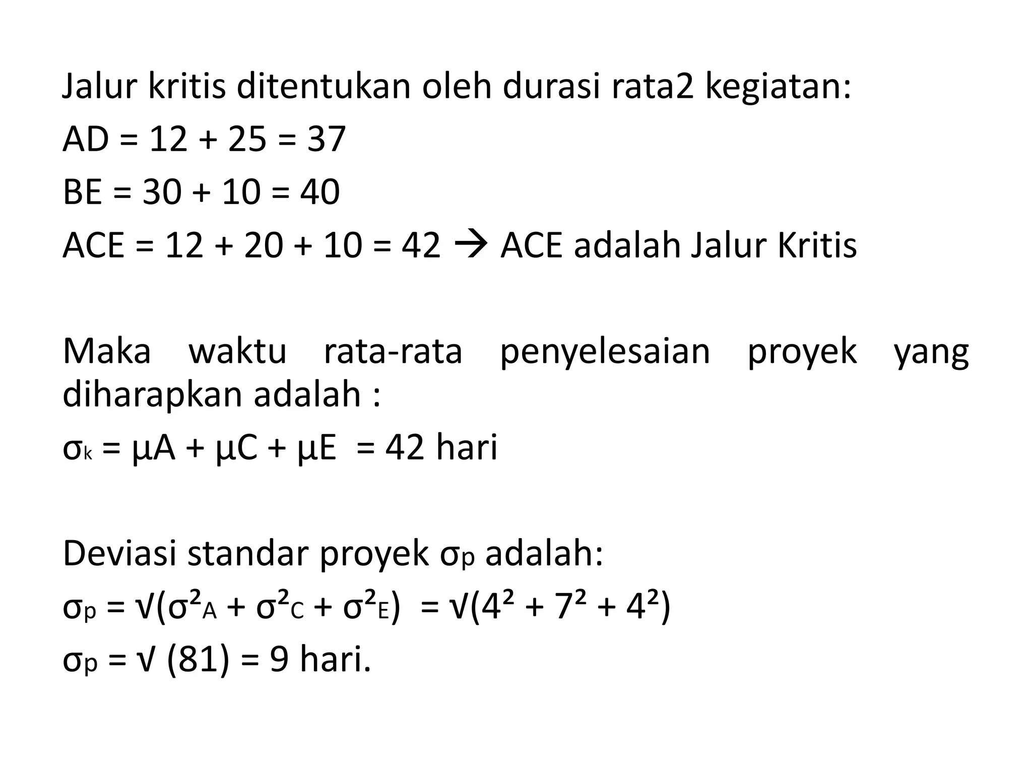 10 penjadwalan dengan metode pert | PPTX