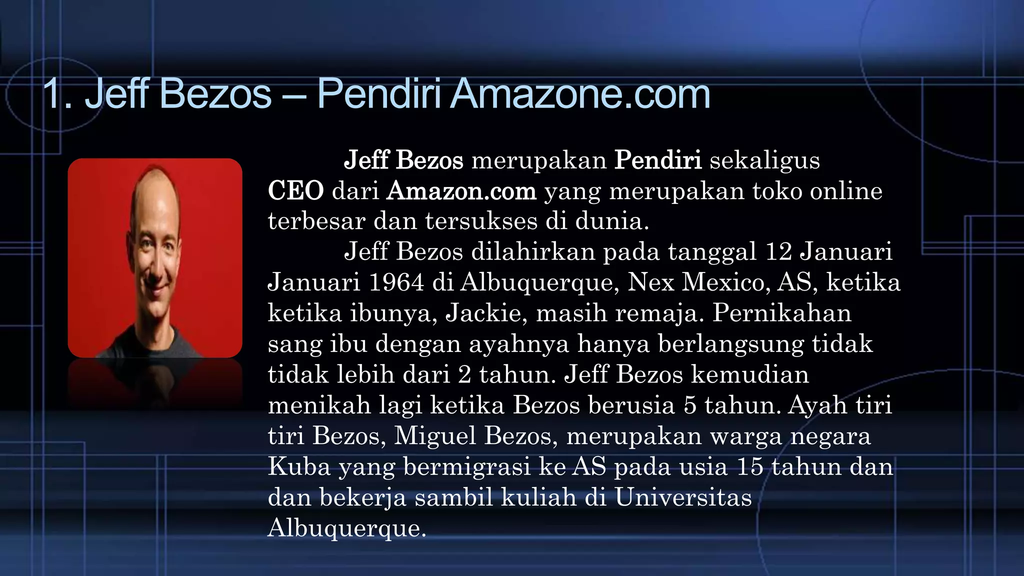 10 pendiri perusahaan it dunia | PPT