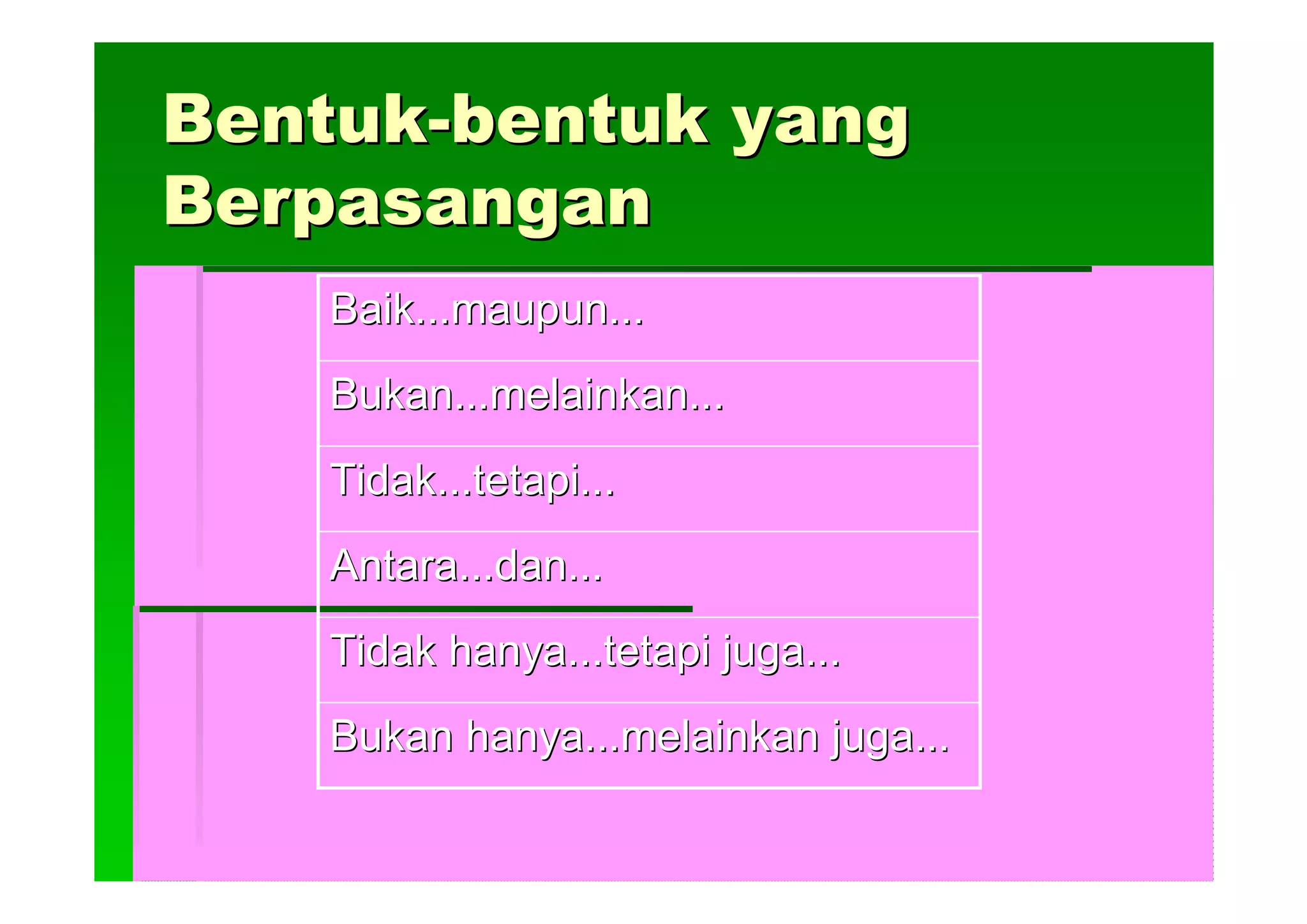 10 penggunaan tanda baca | PPT