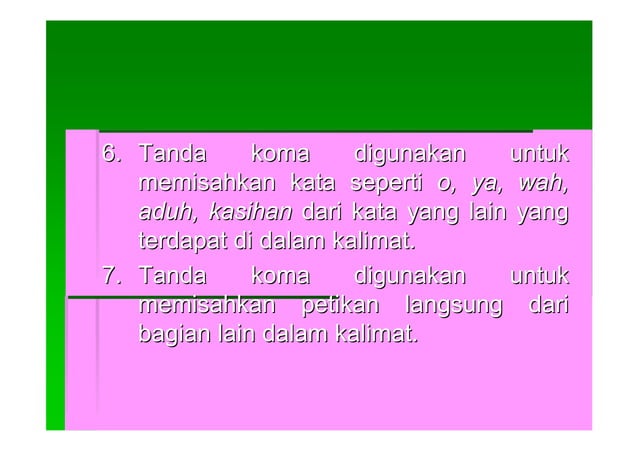 10 penggunaan tanda baca | PPT
