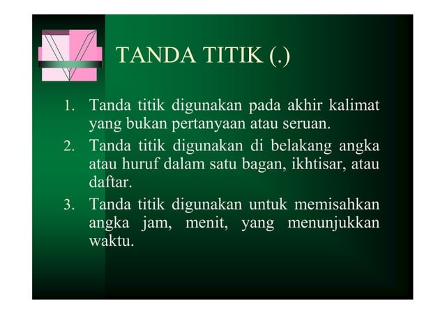 10 penggunaan tanda baca | PPT