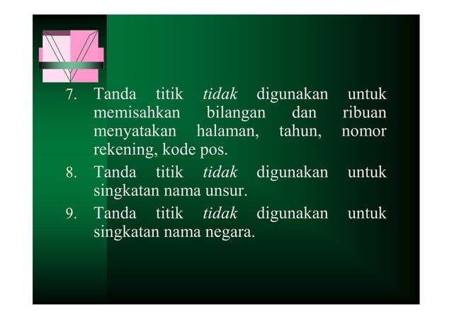 10 penggunaan tanda baca | PPT