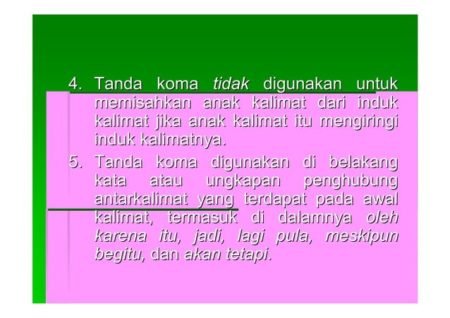 10 penggunaan tanda baca | PPT
