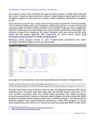10 penyebab error program php yang paling sering ditemui (achmatim.net ...