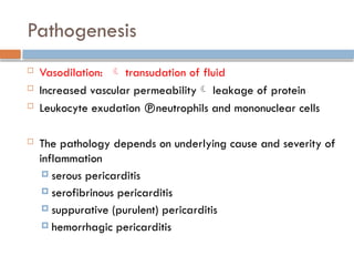 10 Pericardial Disease in medicine and pathology | PPTX