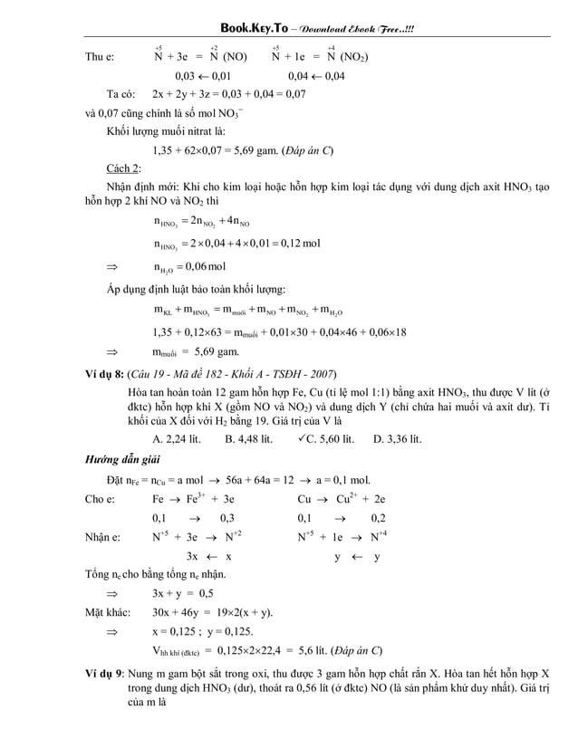 10 phuong phap giai nhanh bai tap trac nghiem hoa hoc | PDF