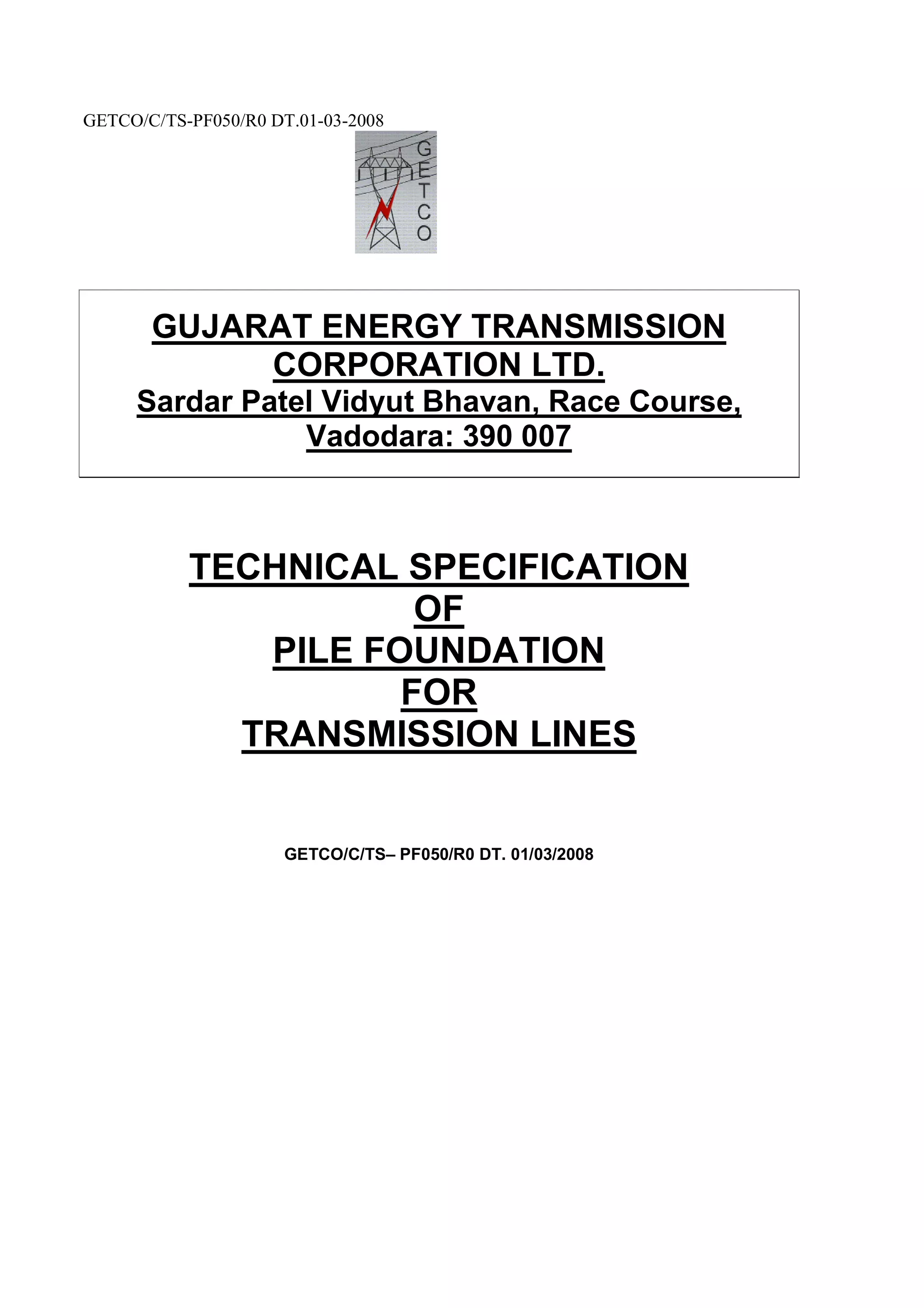 10 pile foundation_specification | PDF
