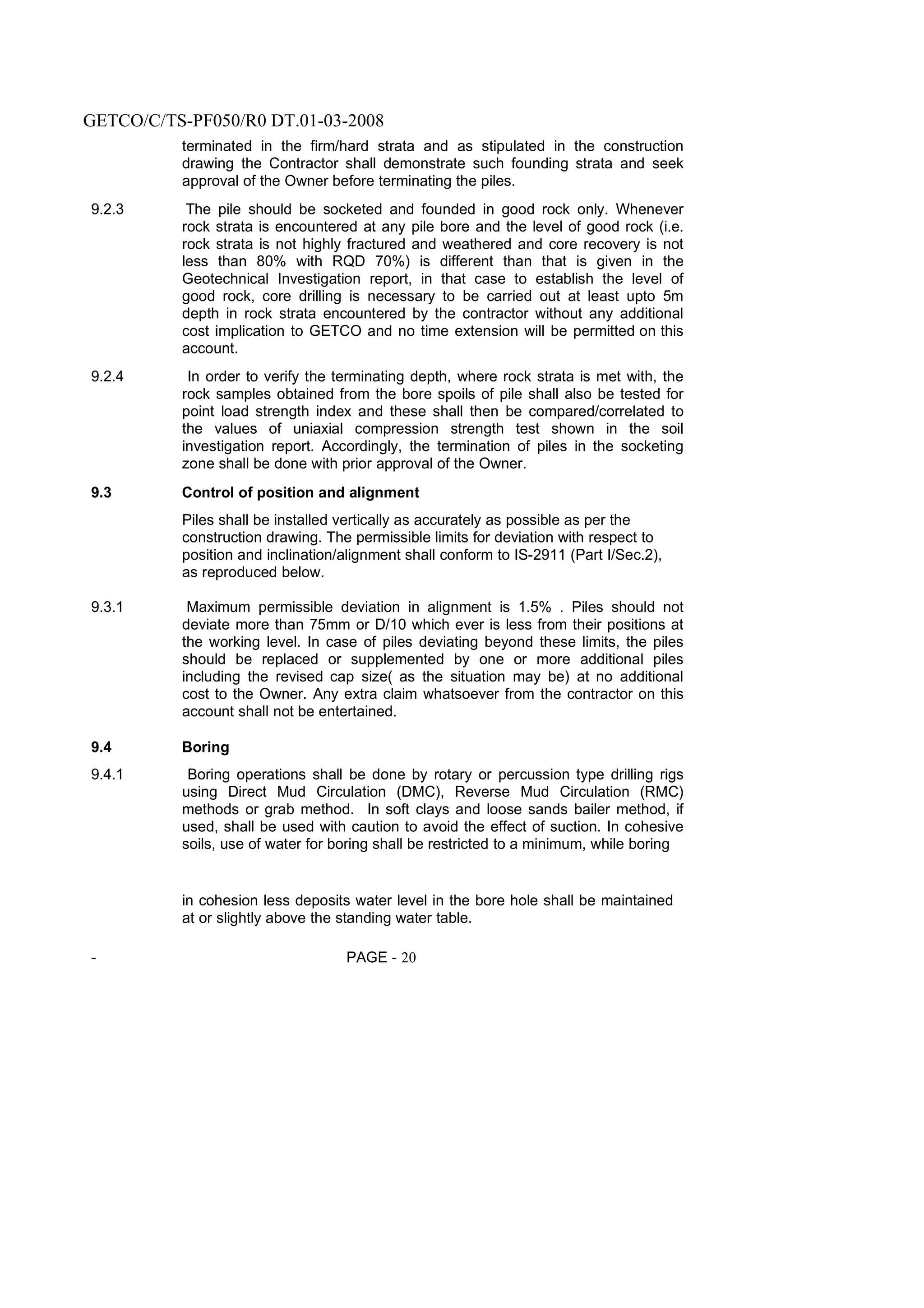 10 pile foundation_specification | PDF