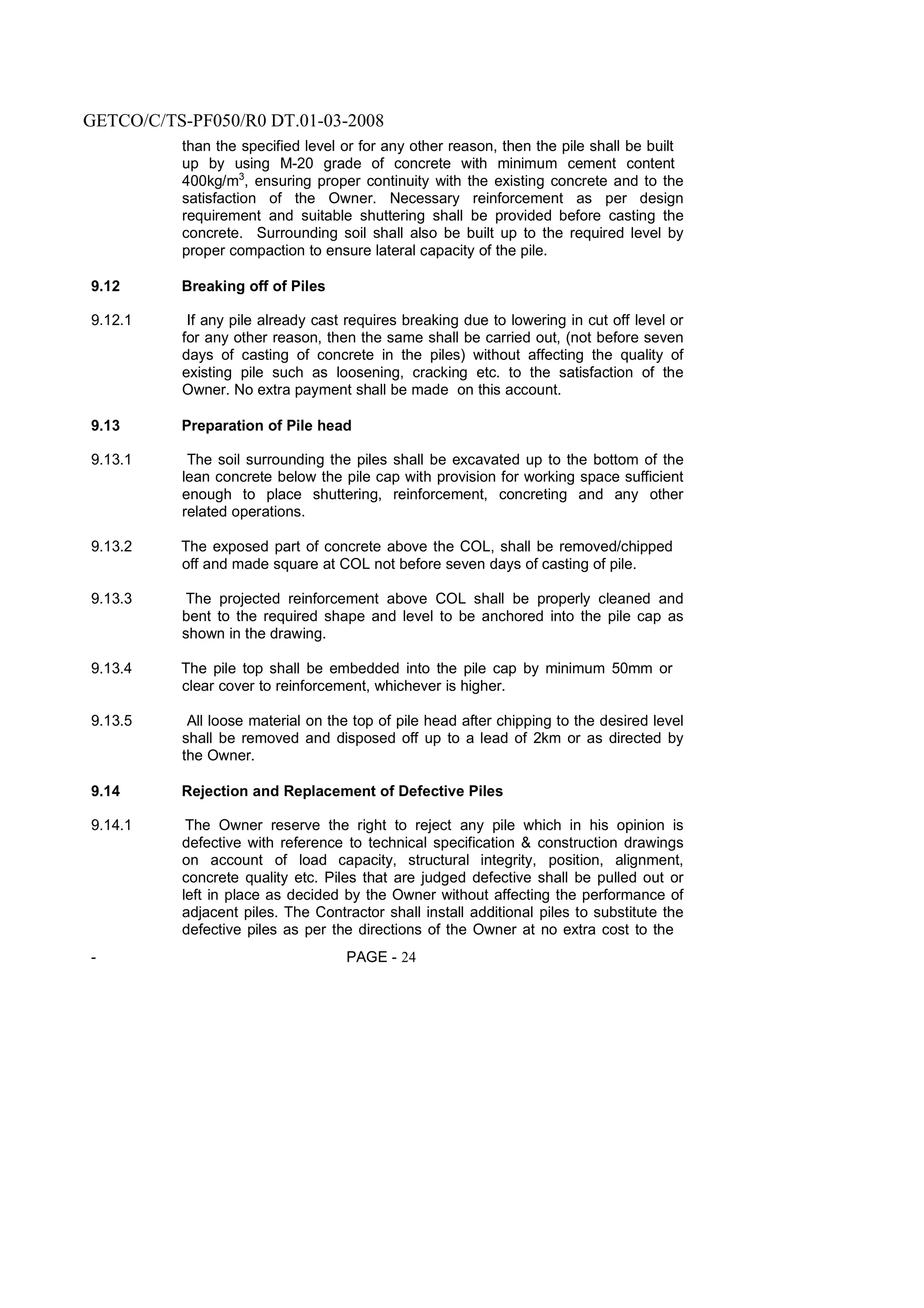 10 pile foundation_specification | PDF