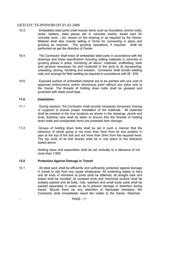 10 pile foundation_specification | PDF | Civil Engineering Industry ...