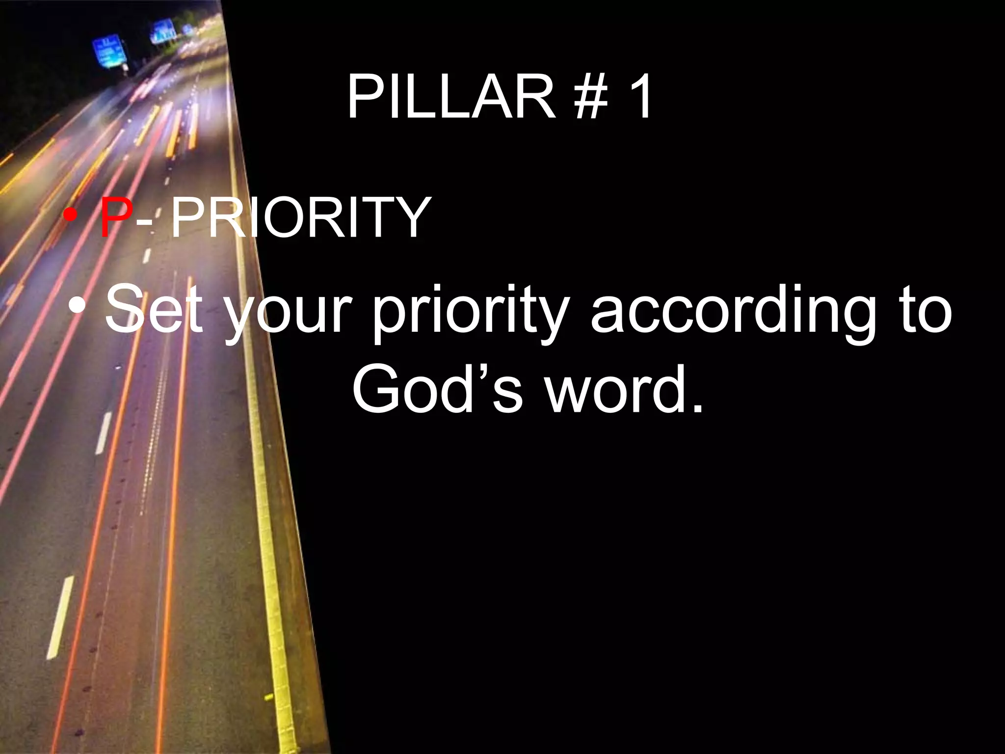 10 pillars of prosperous living | PPT