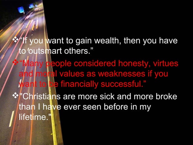 10 pillars of prosperous living | PPT