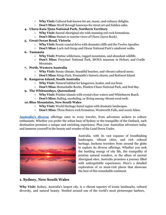 10 Places to Visit in Australia For Your Next Vacation (1).pptx