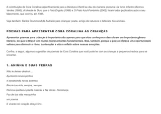 10 poemas de Cora Coralina para apresentar às crianças.pdf