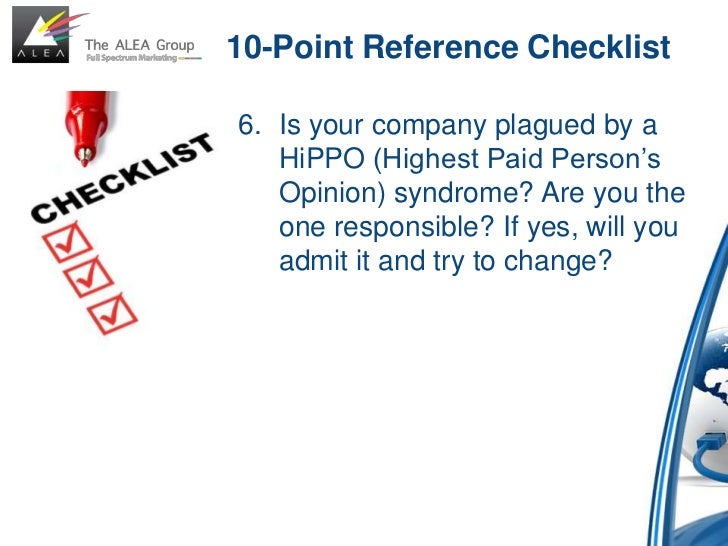 10 Point Checklist for Achieving Marketing Leadership