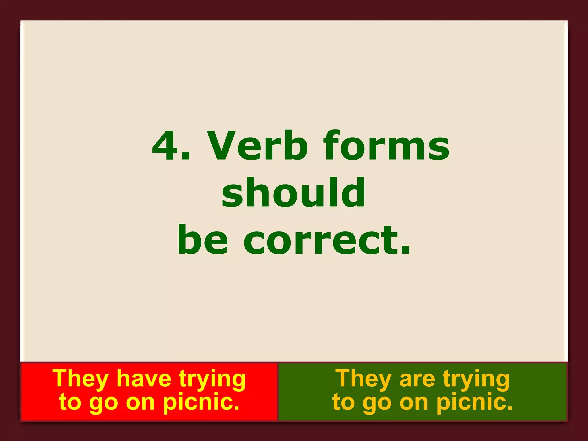 10 points grammar check list | PPTX